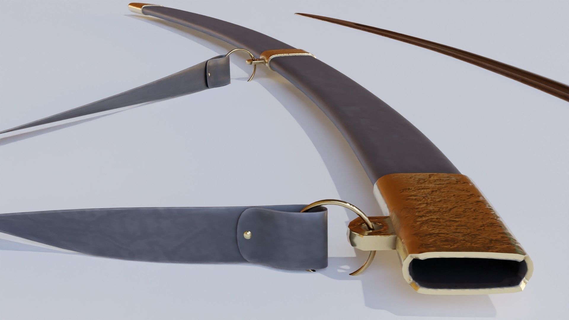 3D model Cavalry Saber Low - poly 3D model VR / AR / low-poly | CGTrader