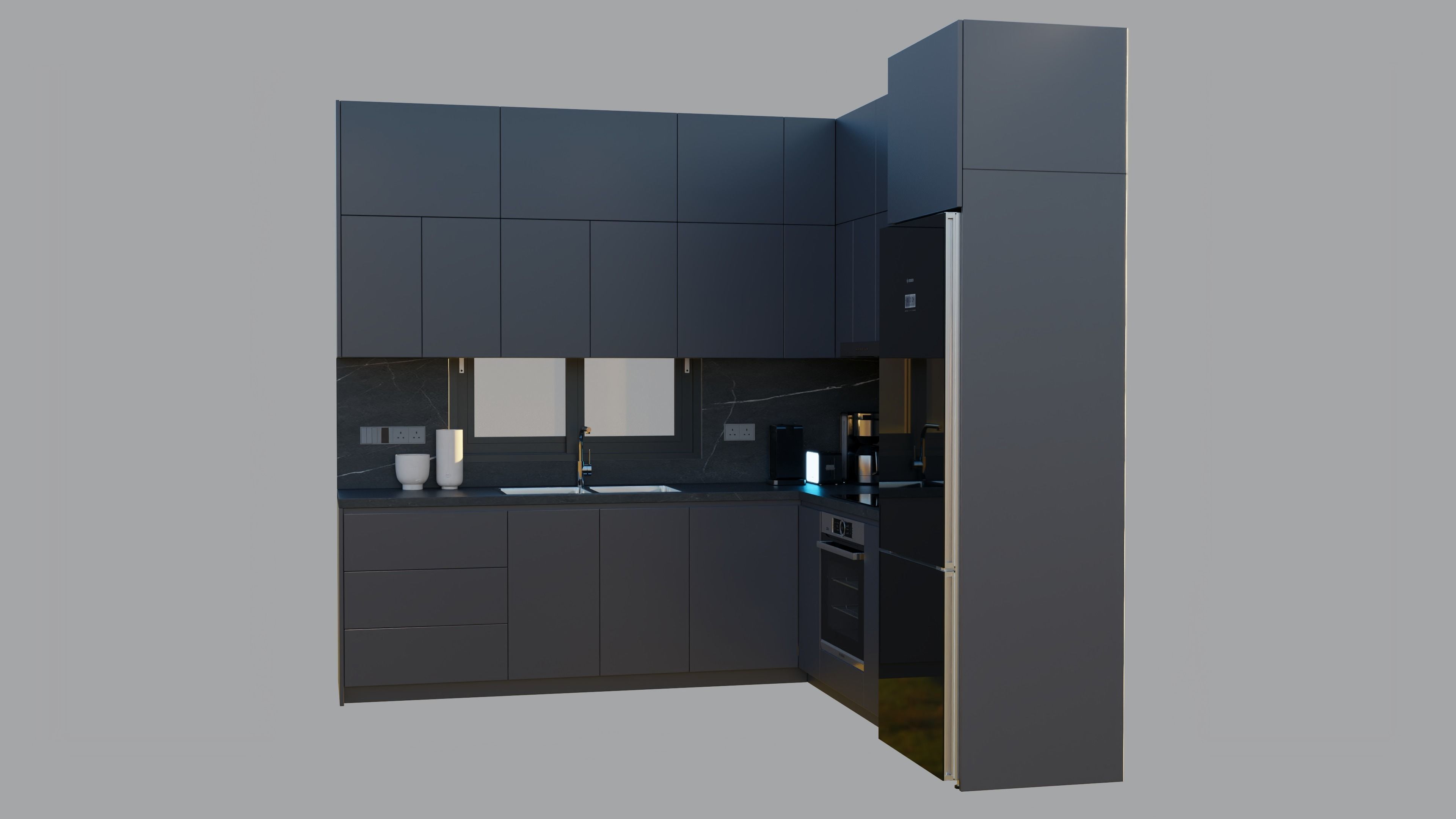 Kitchen set Vray 3D model | CGTrader