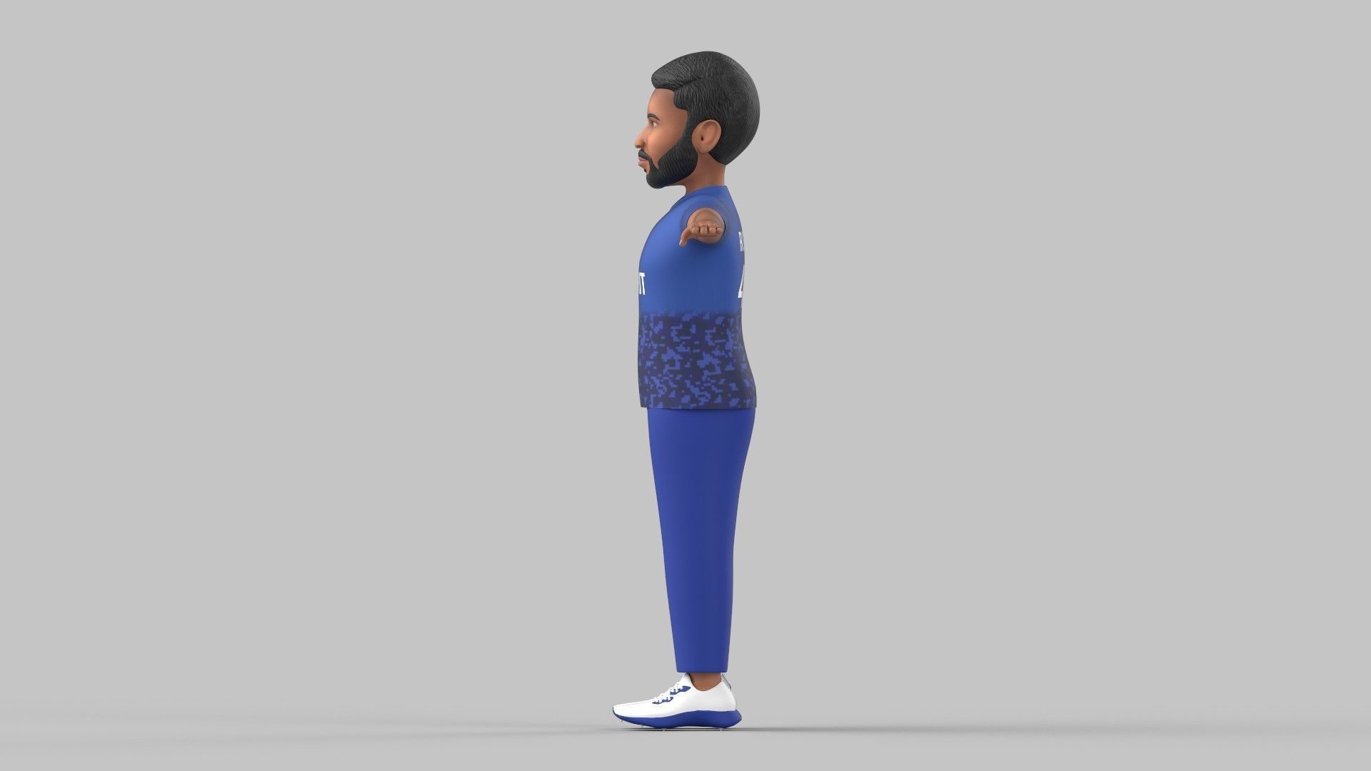 Rohit Sharma 3D model | CGTrader