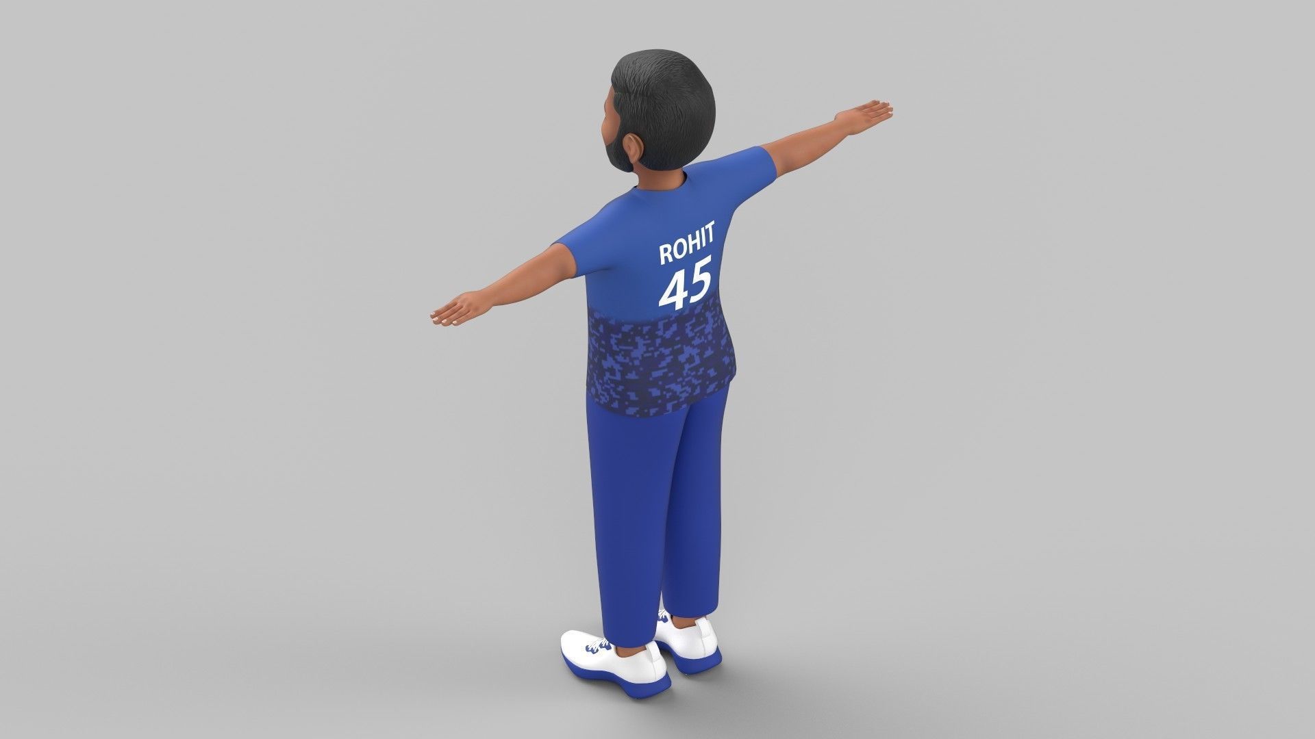 Rohit Sharma 3D model | CGTrader