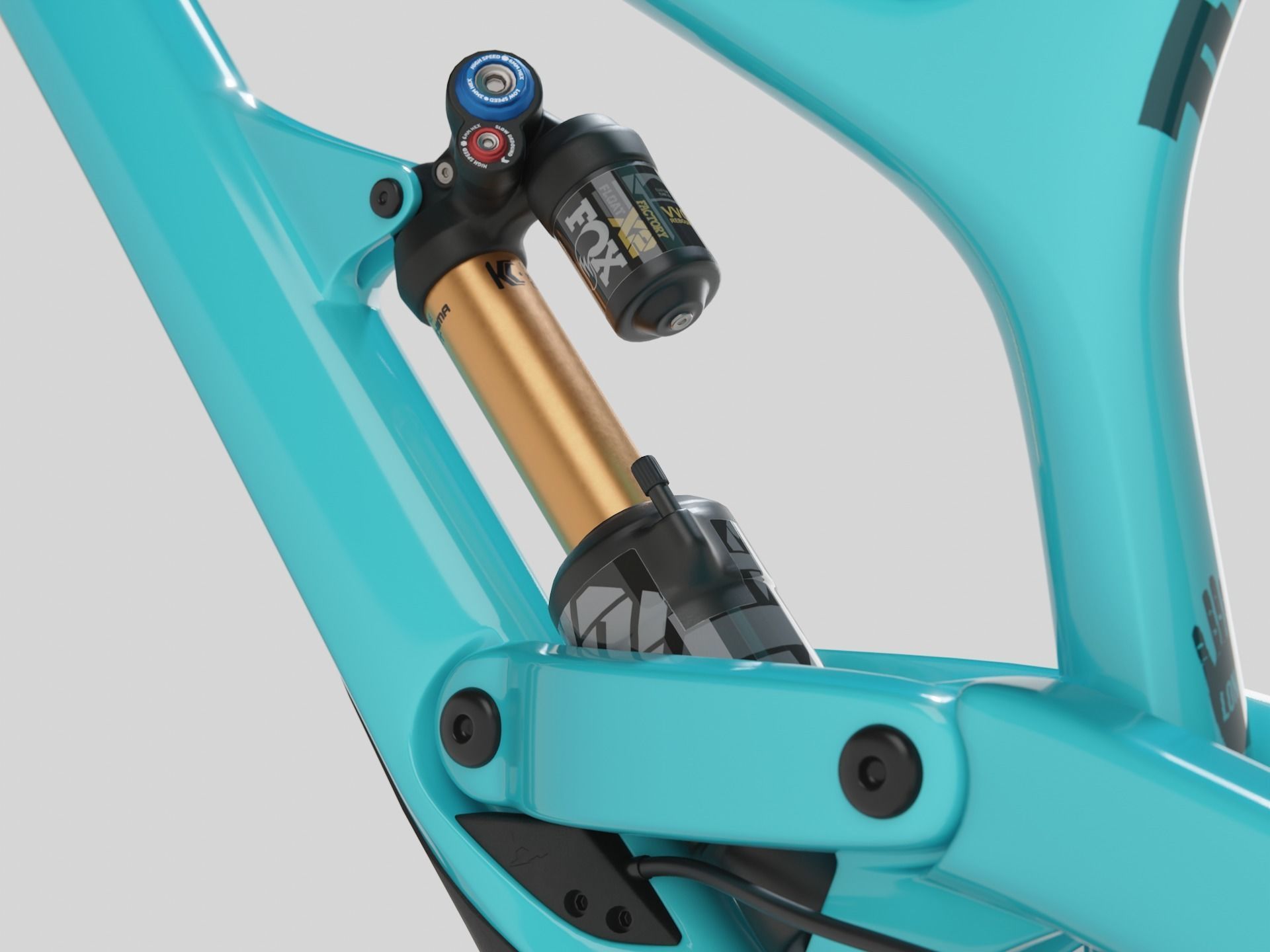 YT Tues Realistic Downhill DH Mountain Bike Textured High Poly free 3D ...