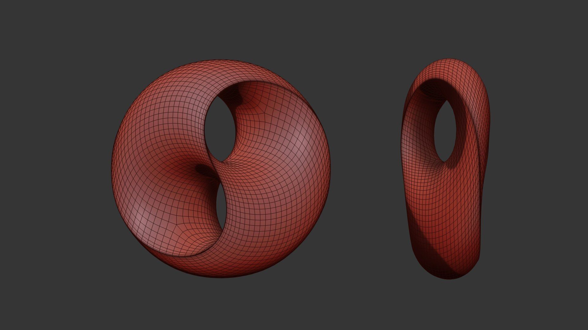 Abstract sculpture Mobius Strip 3D model | CGTrader