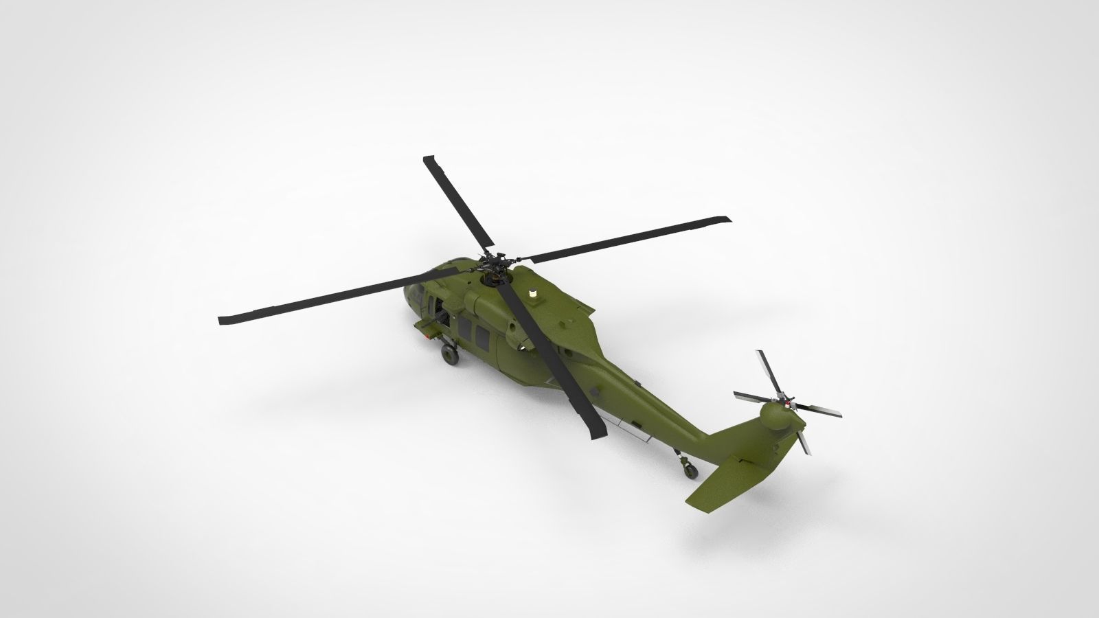 Sikorsky UH-60 Black Hawk 3D model | CGTrader