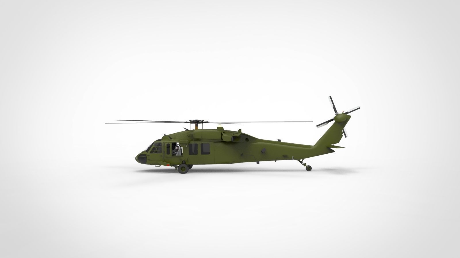 Sikorsky UH-60 Black Hawk 3D model | CGTrader