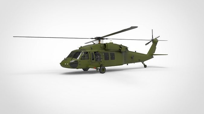 Sikorsky UH-60 Black Hawk 3D model | CGTrader