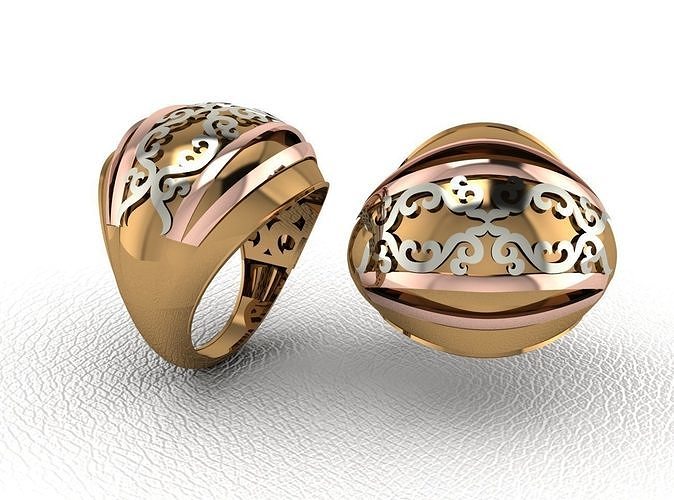 jewelry ring 3D model 3D printable | CGTrader