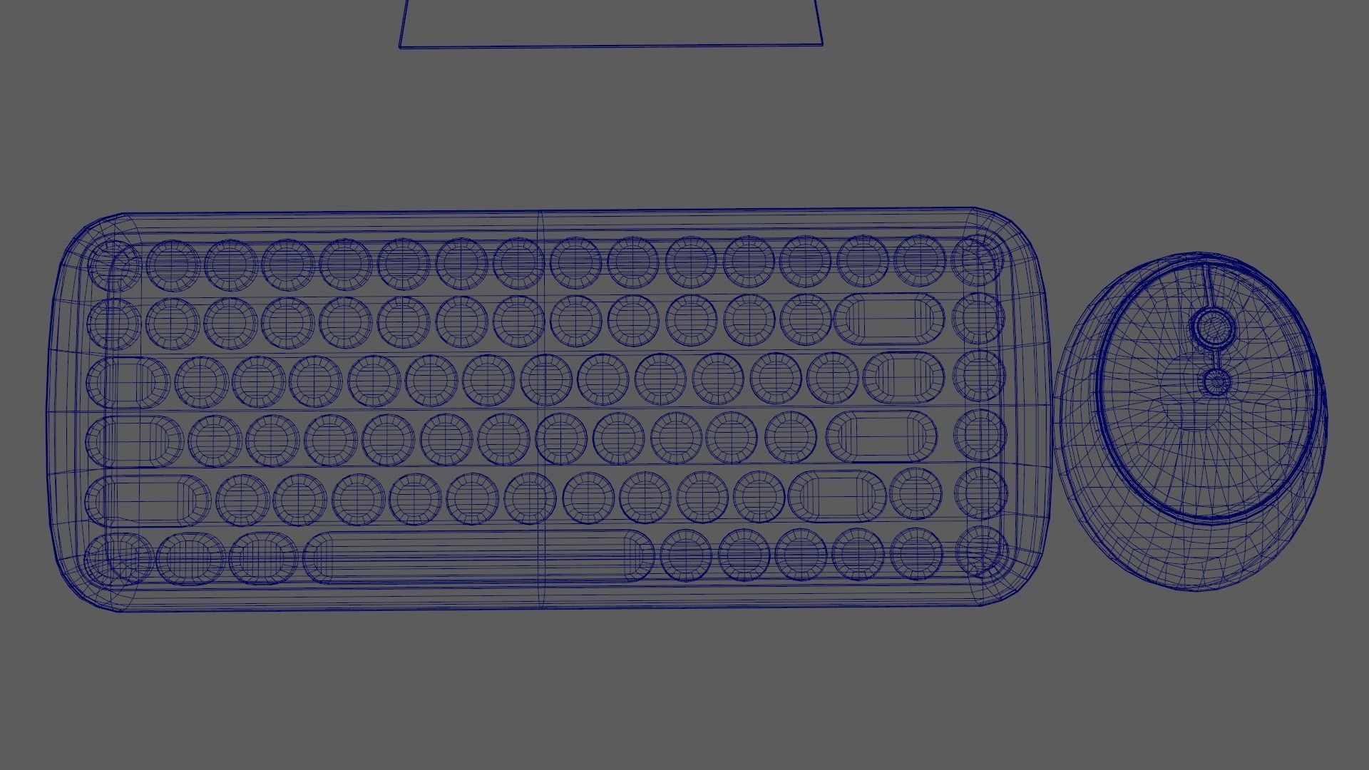 Sweet Pc Set Monitor Keyboard Mouse River Green Version 3D model | CGTrader