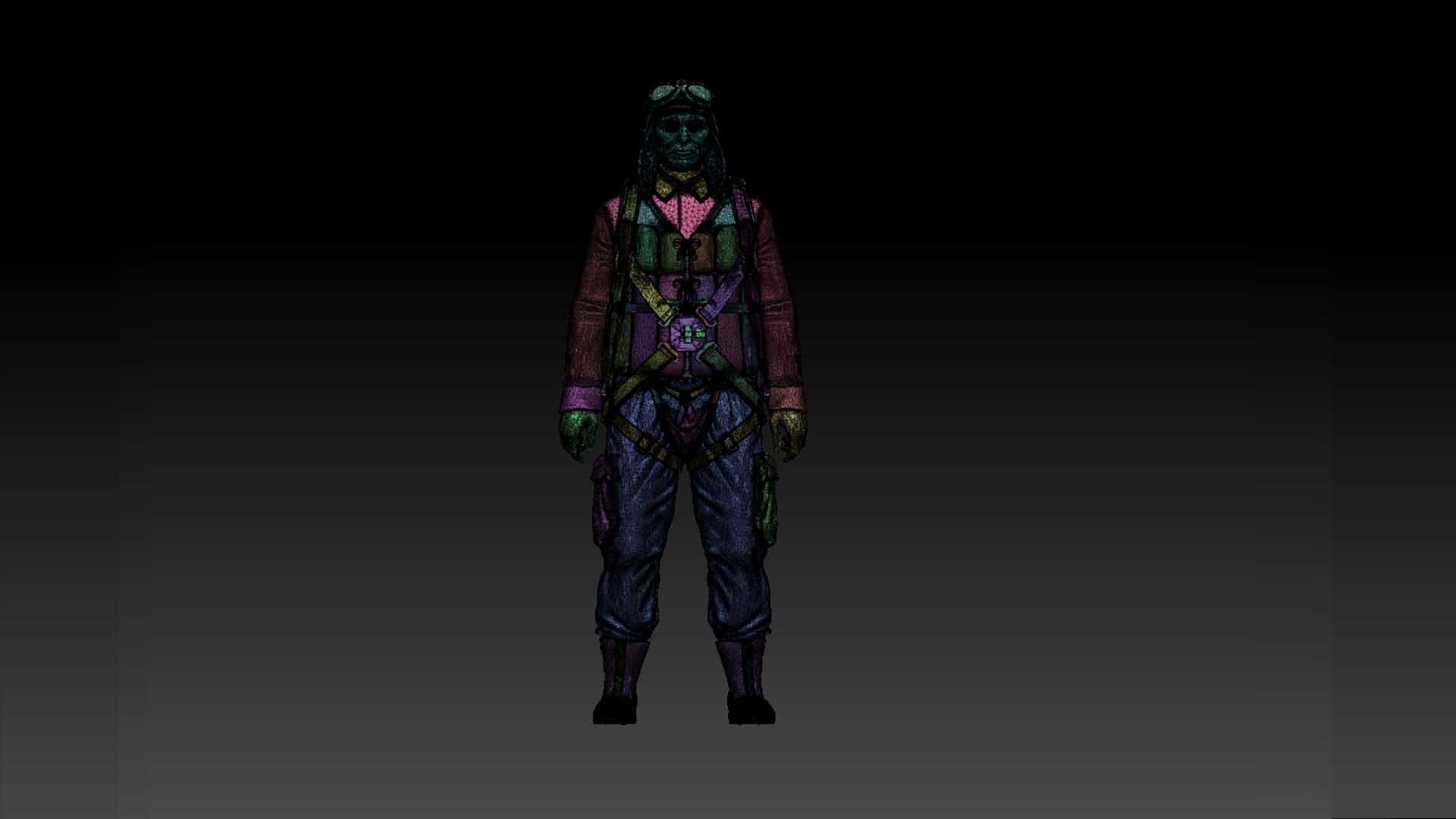 japan pilot 3D model 3D printable | CGTrader