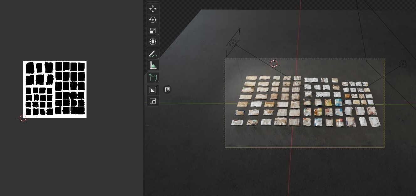 3D model Low Poly Trash Papers and packages set VR / AR / low-poly ...