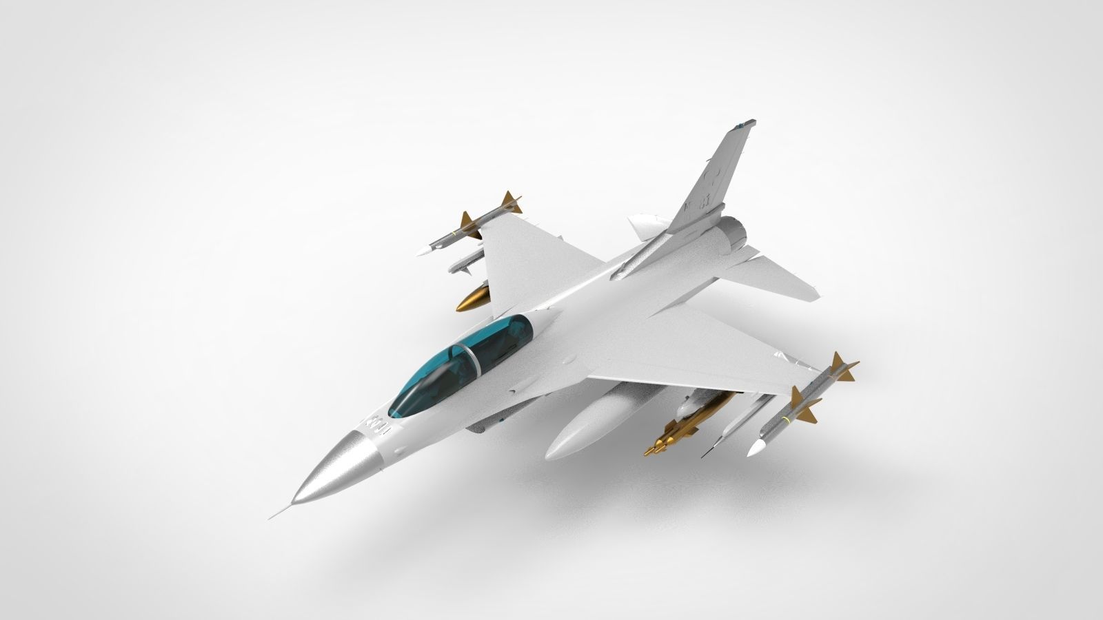 F16 Viper 3D model | CGTrader