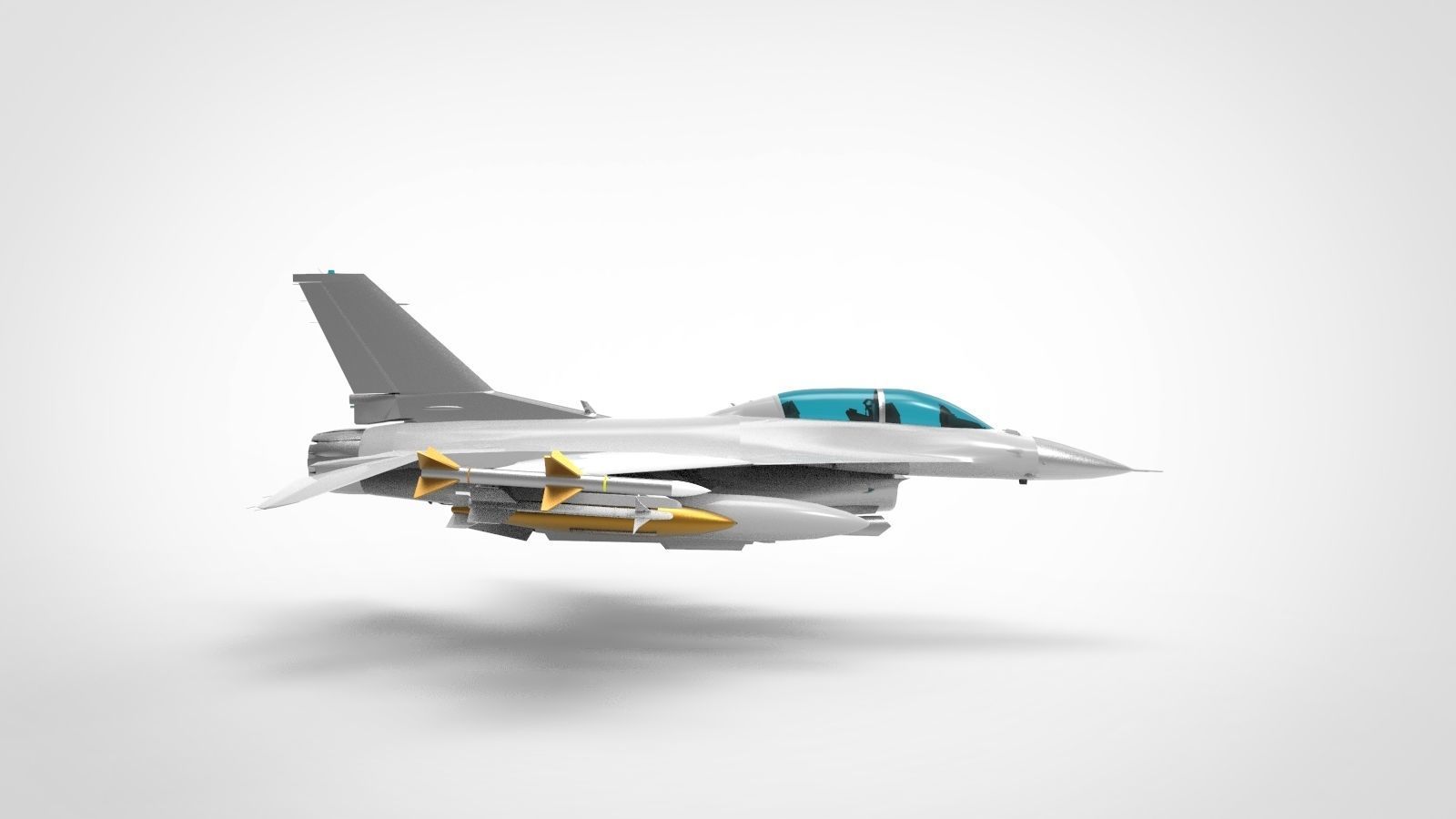 F16 Viper 3D model | CGTrader