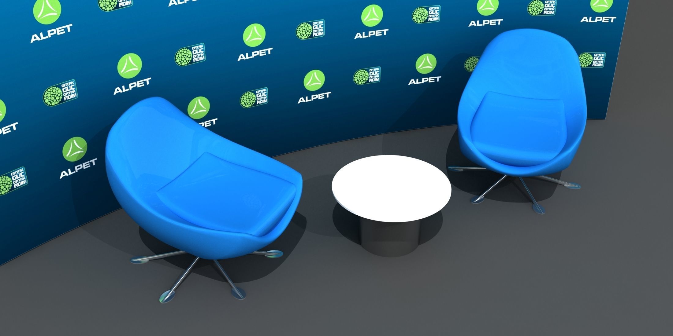 Reportage Backdrop 3D model | CGTrader