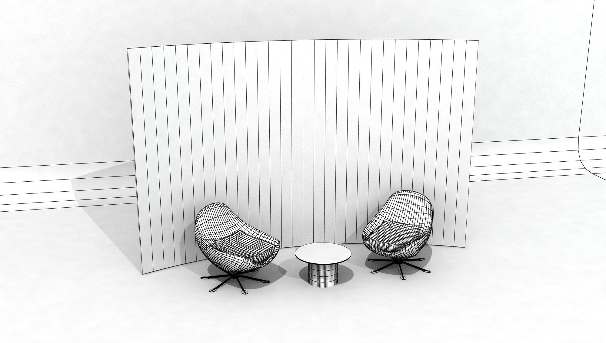 Reportage Backdrop 3D model | CGTrader