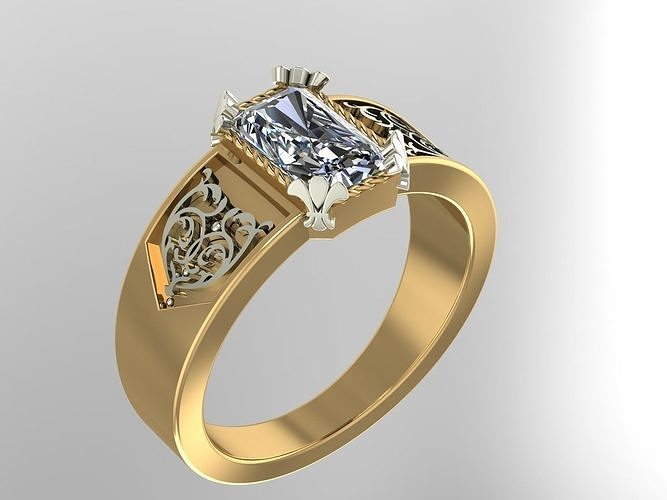 ring style 3D model | CGTrader
