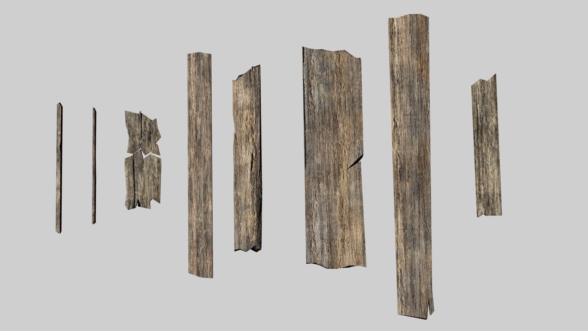 Simple Wood Planks free VR / AR / low-poly 3D model | CGTrader