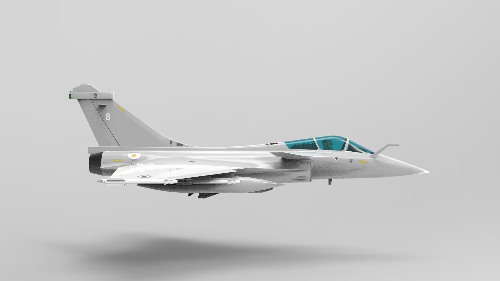 Rafale Multirole Fighter Jet 3D model | CGTrader