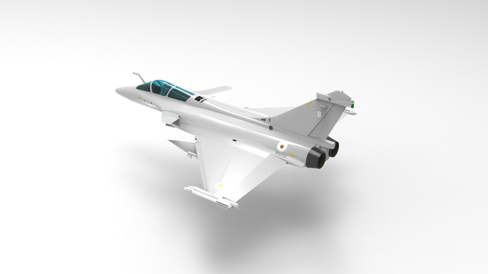 Rafale Multirole Fighter Jet 3D model | CGTrader