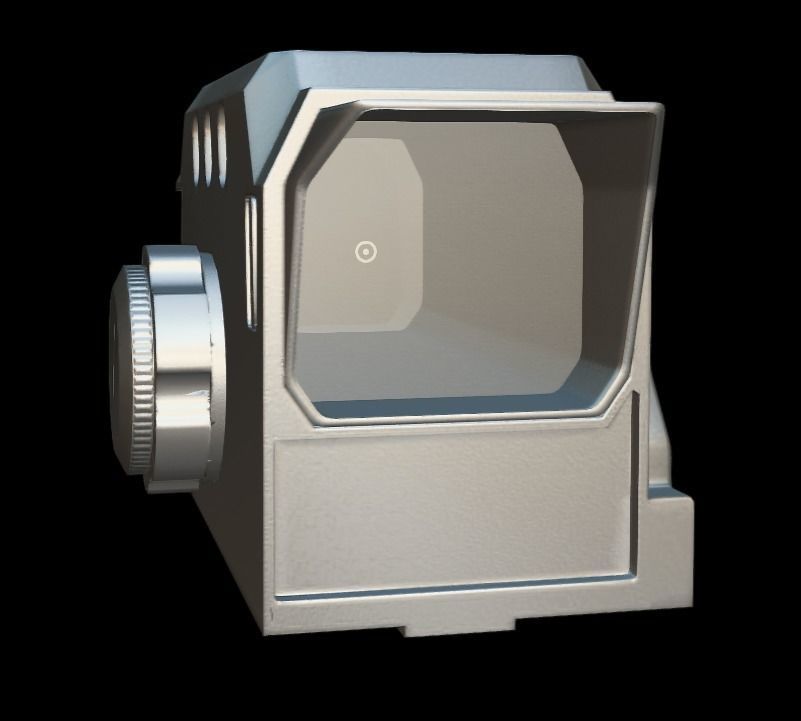 3D model EG1 Reflect Sight Scope VR / AR / low-poly | CGTrader