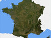France map Terrain Topography Elevation DEM Geography Landscape 3D ...