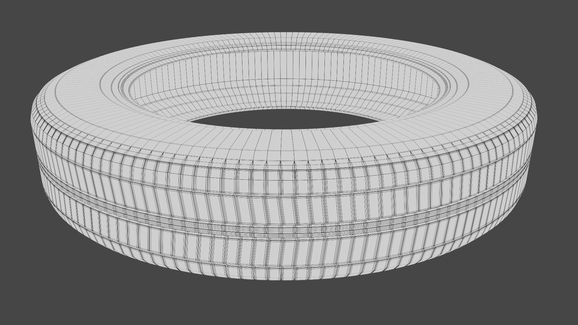 Simple old tire free 3D model | CGTrader