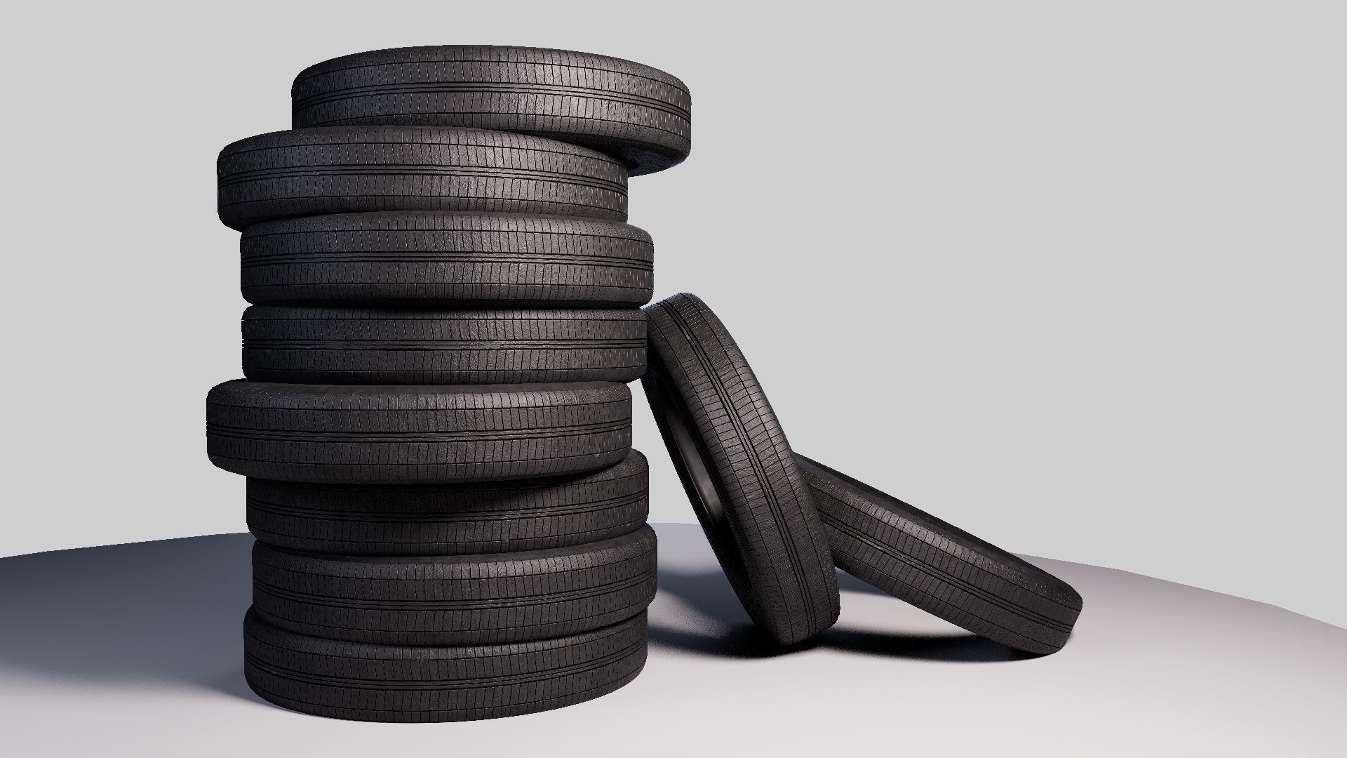 Simple old tire free 3D model | CGTrader