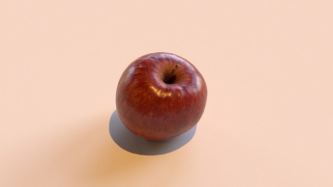 3D model apple VR / AR / low-poly | CGTrader