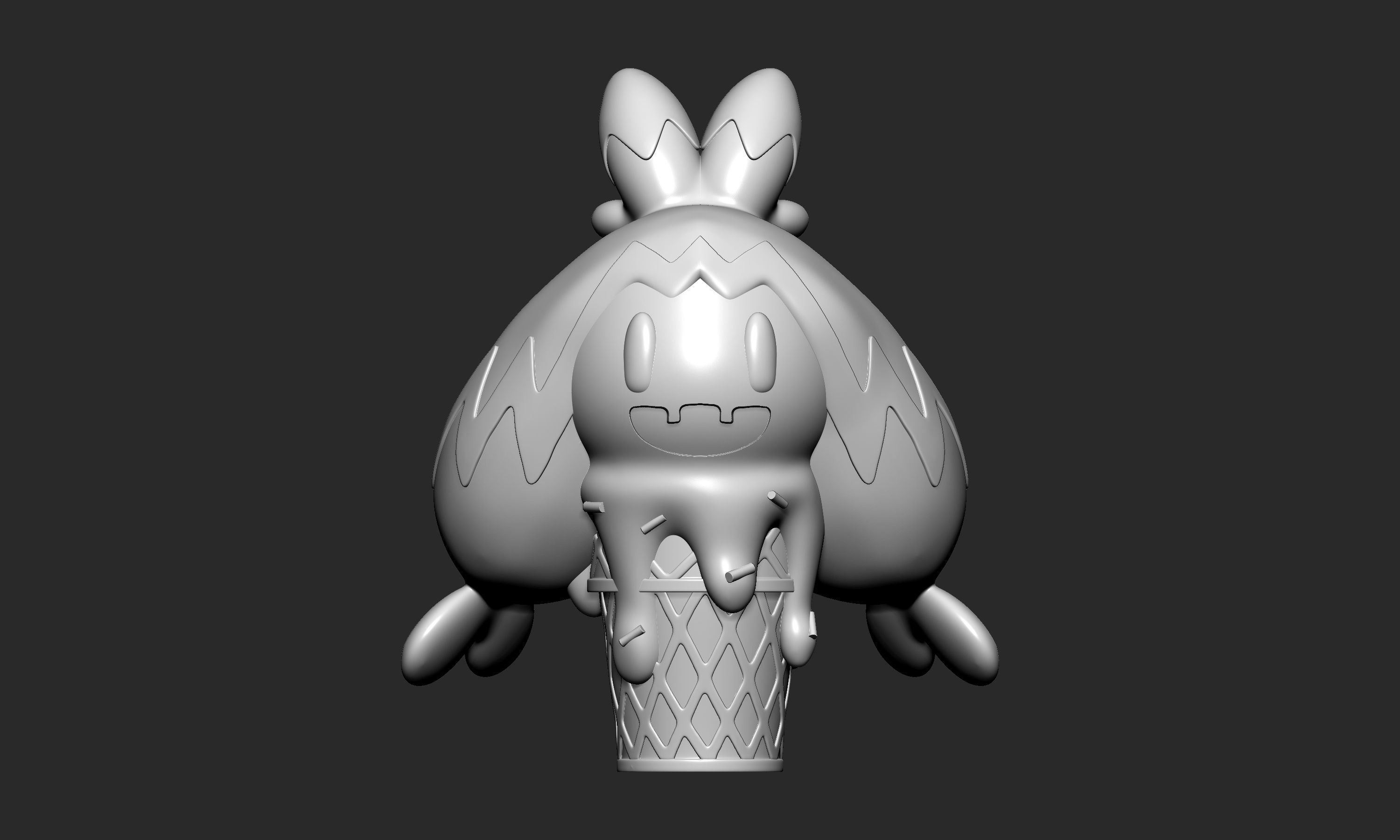 Pokemon - Ice Cream Tinkaton 3D model 3D printable | CGTrader