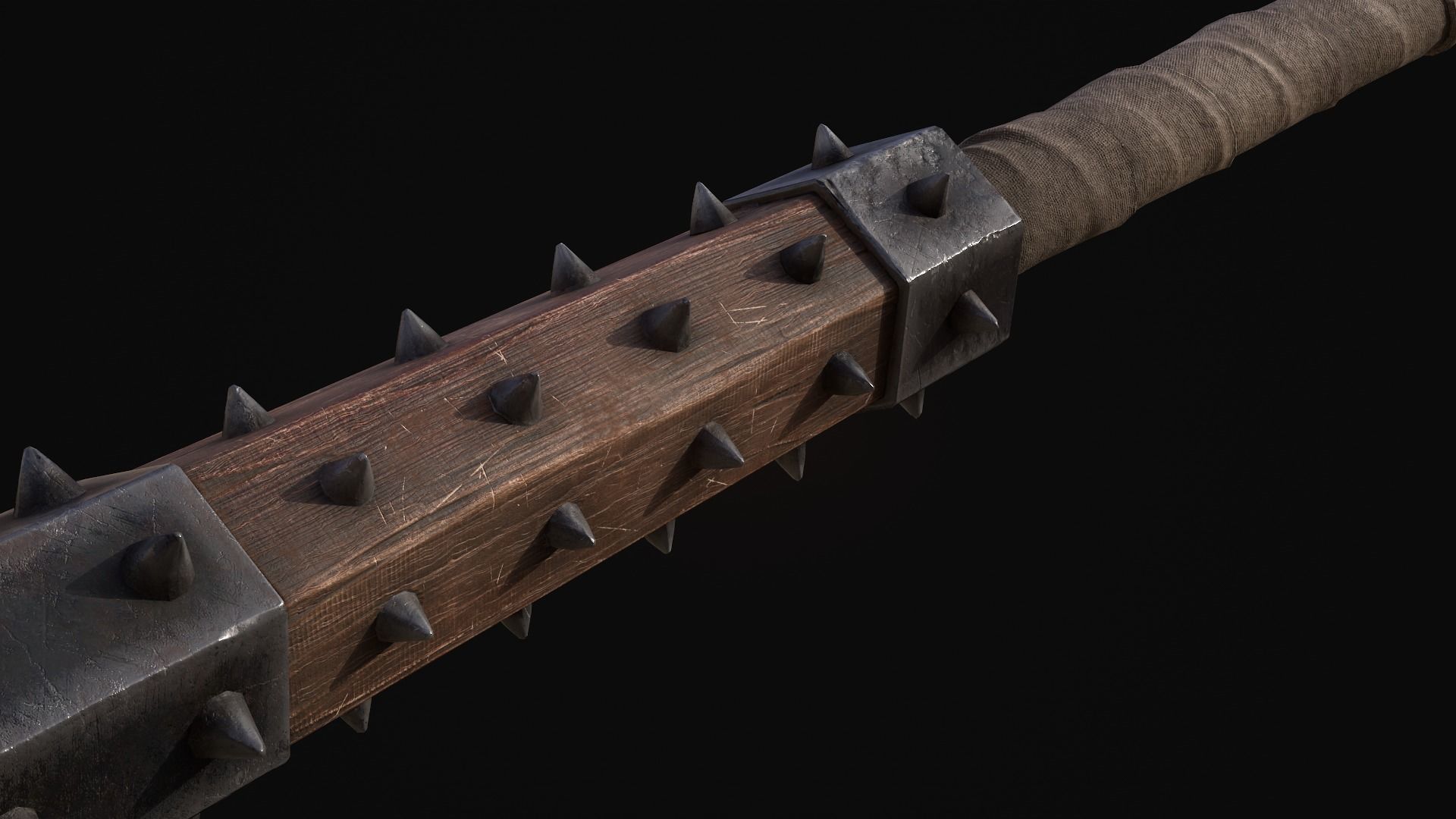 3D model Warrior Mace Gameready Model VR / AR / low-poly | CGTrader