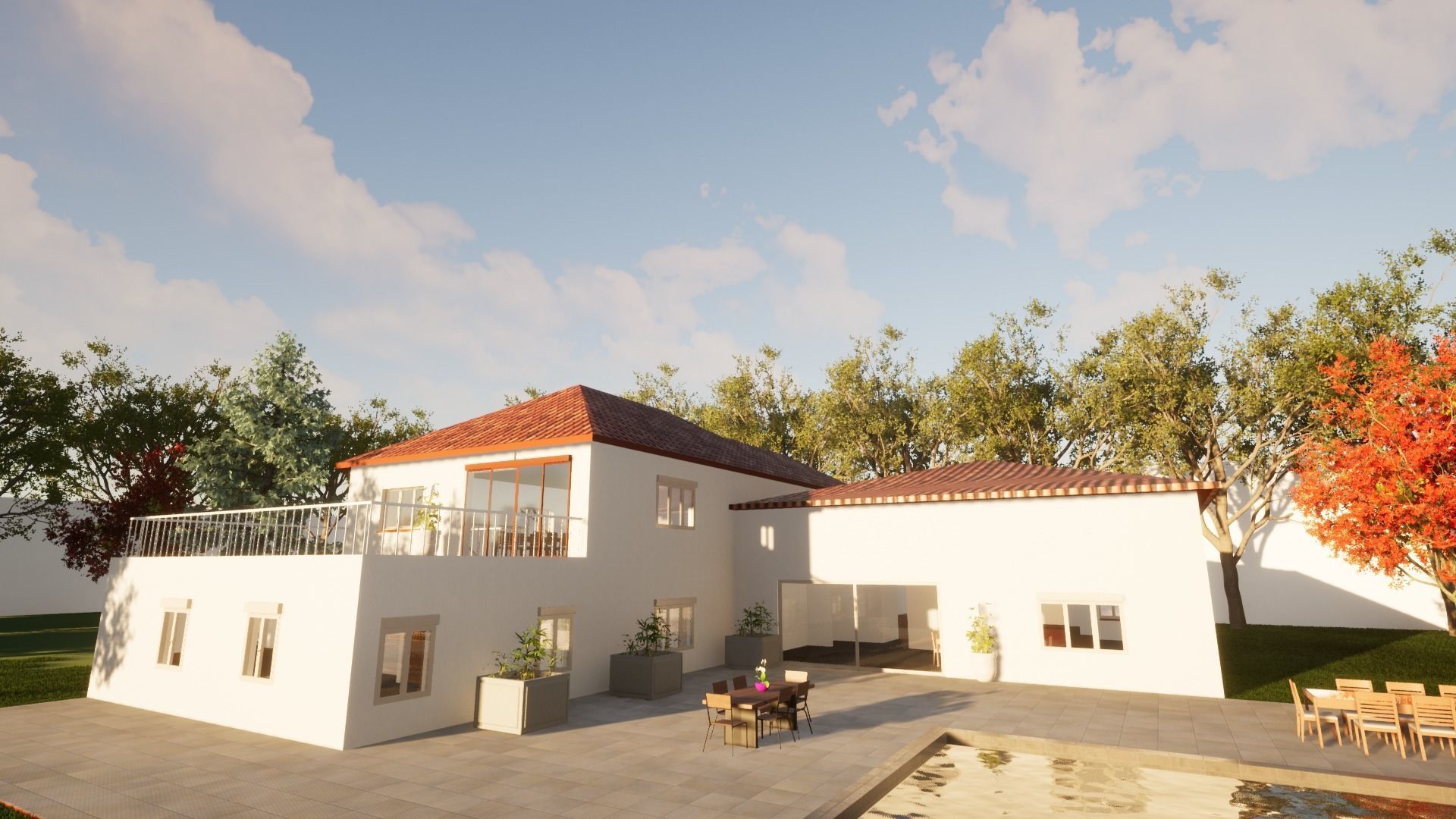 French architectural house 3D model 3D printable | CGTrader