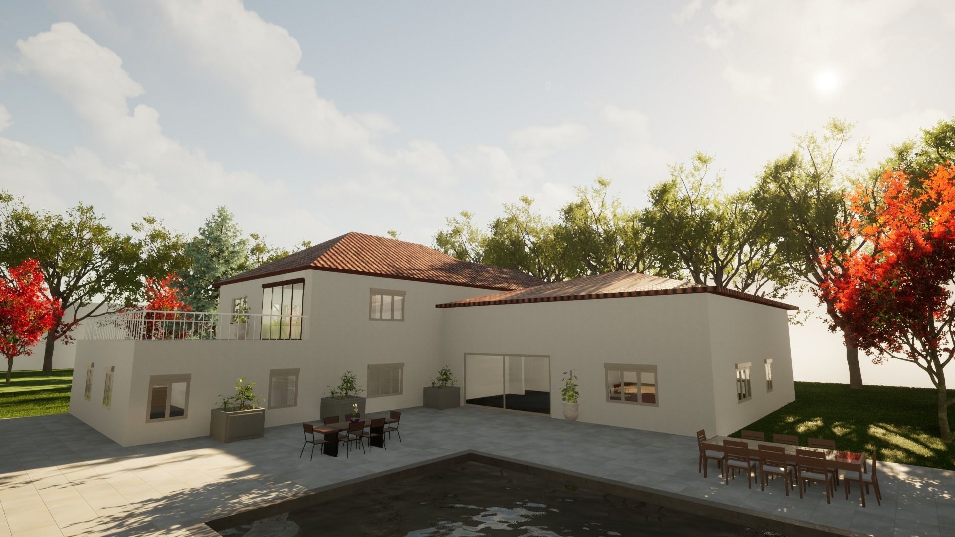 French architectural house 3D model 3D printable | CGTrader