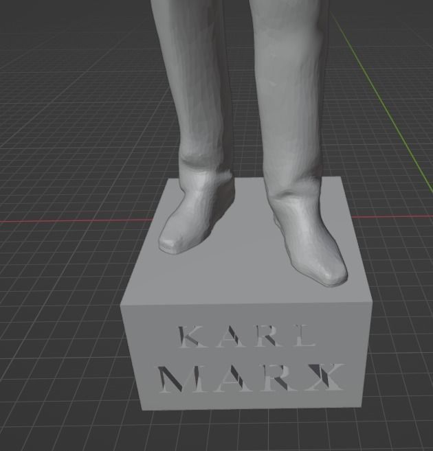 Karl Marx 3D model 3D printable | CGTrader