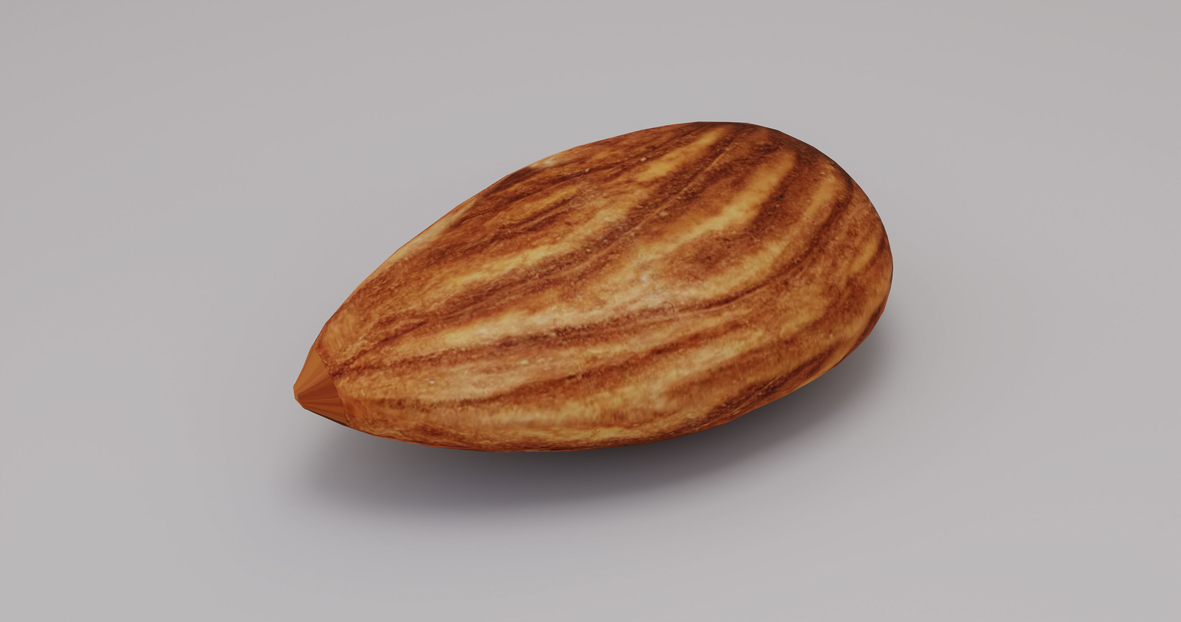 3D model Photo-Realistic Almond Seed 3D Model VR / AR / low-poly | CGTrader