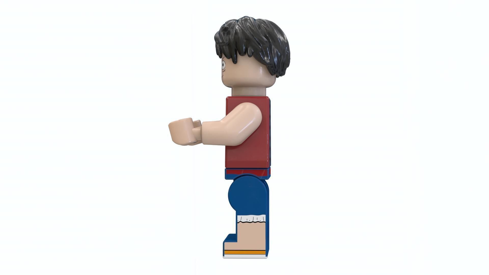 3D model Lego Luffy Minifigure VR / AR / low-poly | CGTrader