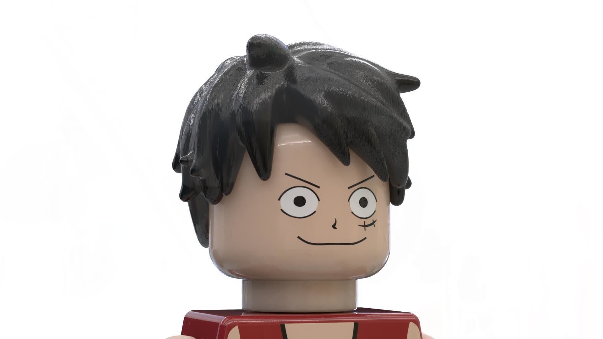 3D model Lego Luffy Minifigure VR / AR / low-poly | CGTrader