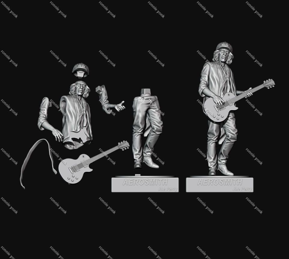 joe perry aerosmith - 3d printing 3D model 3D printable | CGTrader
