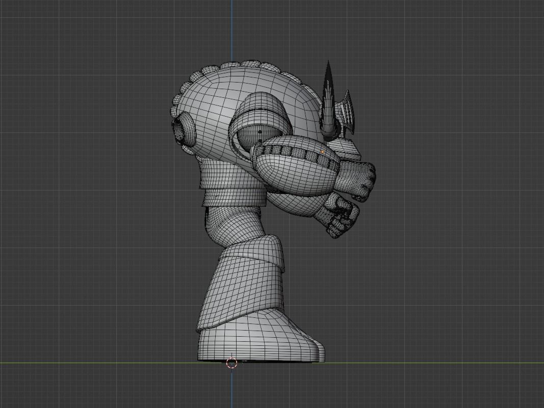 Uranus Mega Man V 3D model rigged | CGTrader