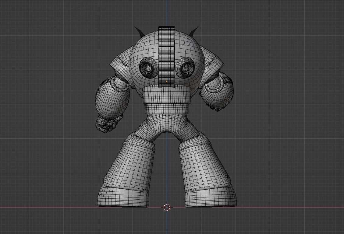 Uranus Mega Man V 3D model rigged | CGTrader