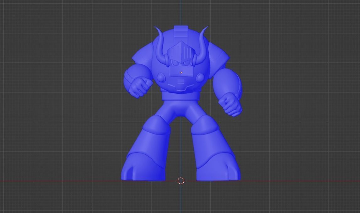 Uranus Mega Man V 3D model rigged | CGTrader