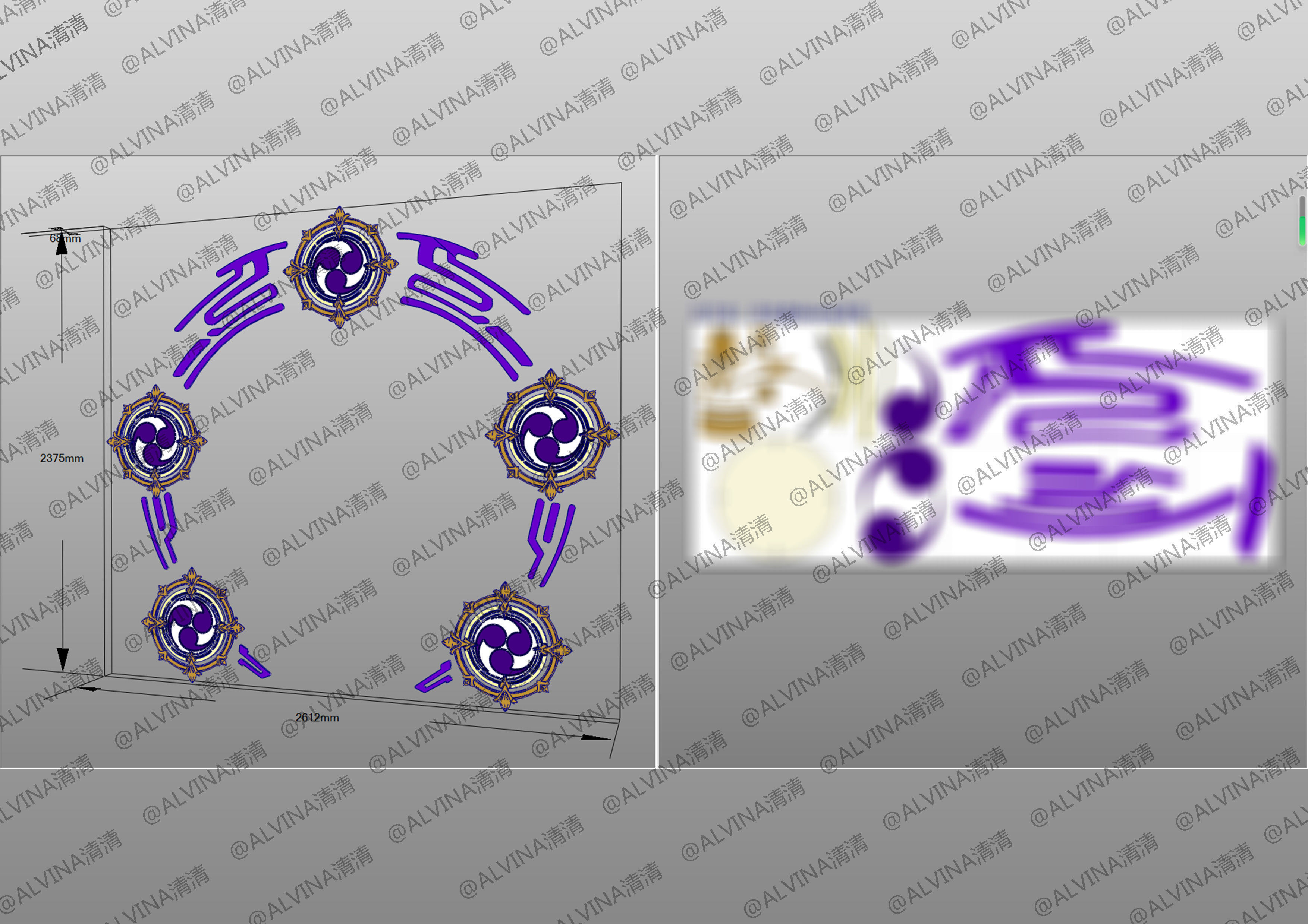 3D model MiHoYo Genshin impact Scaramouche pepakura Full VR / AR / low ...