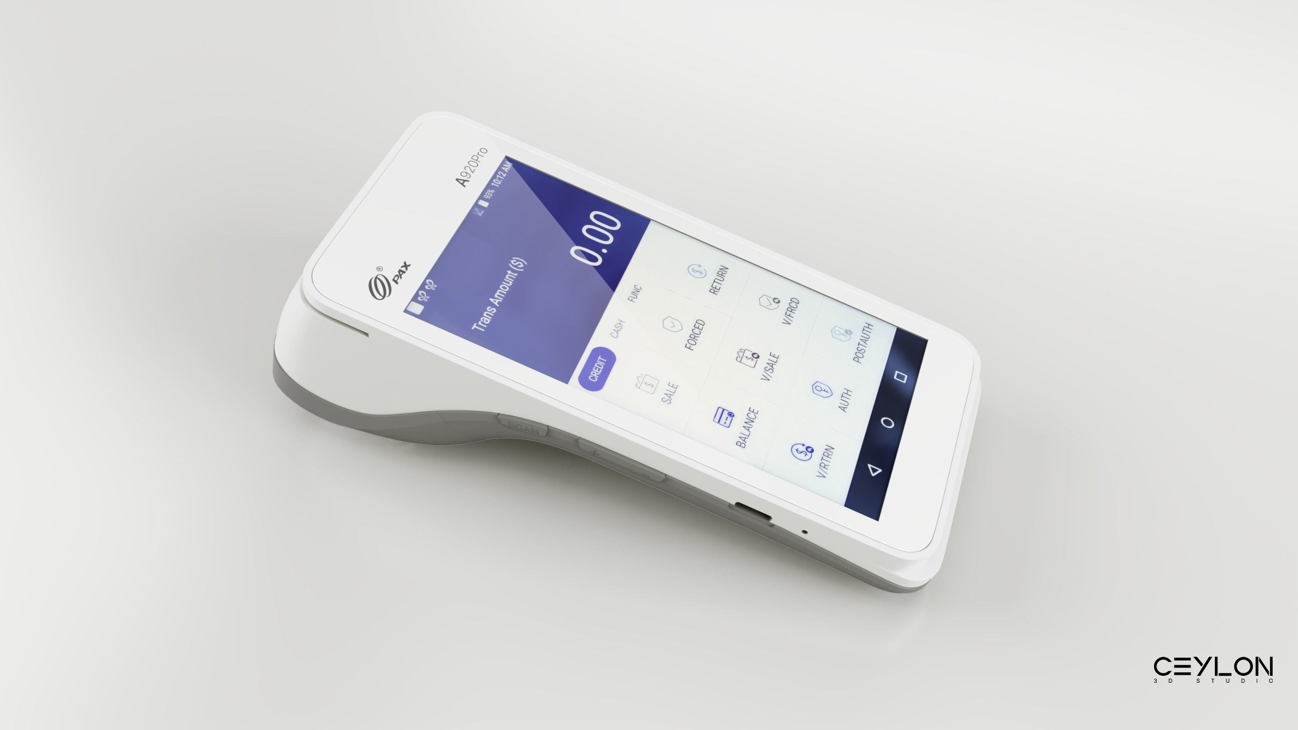 Pax A920Pro 3D model | CGTrader