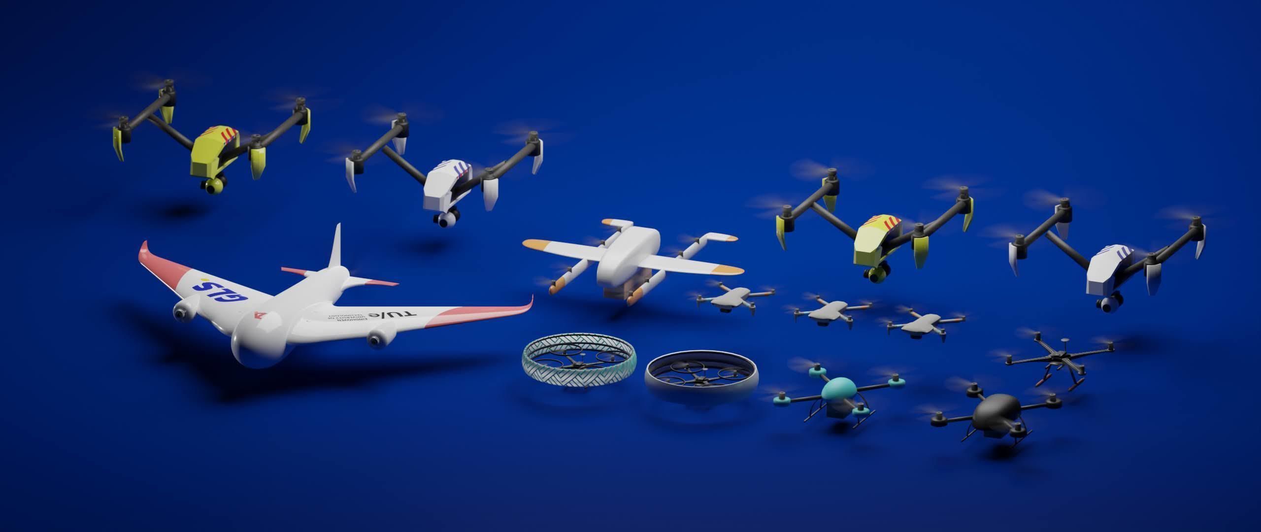 The Drone Collection free VR / AR / low-poly 3D model animated | CGTrader