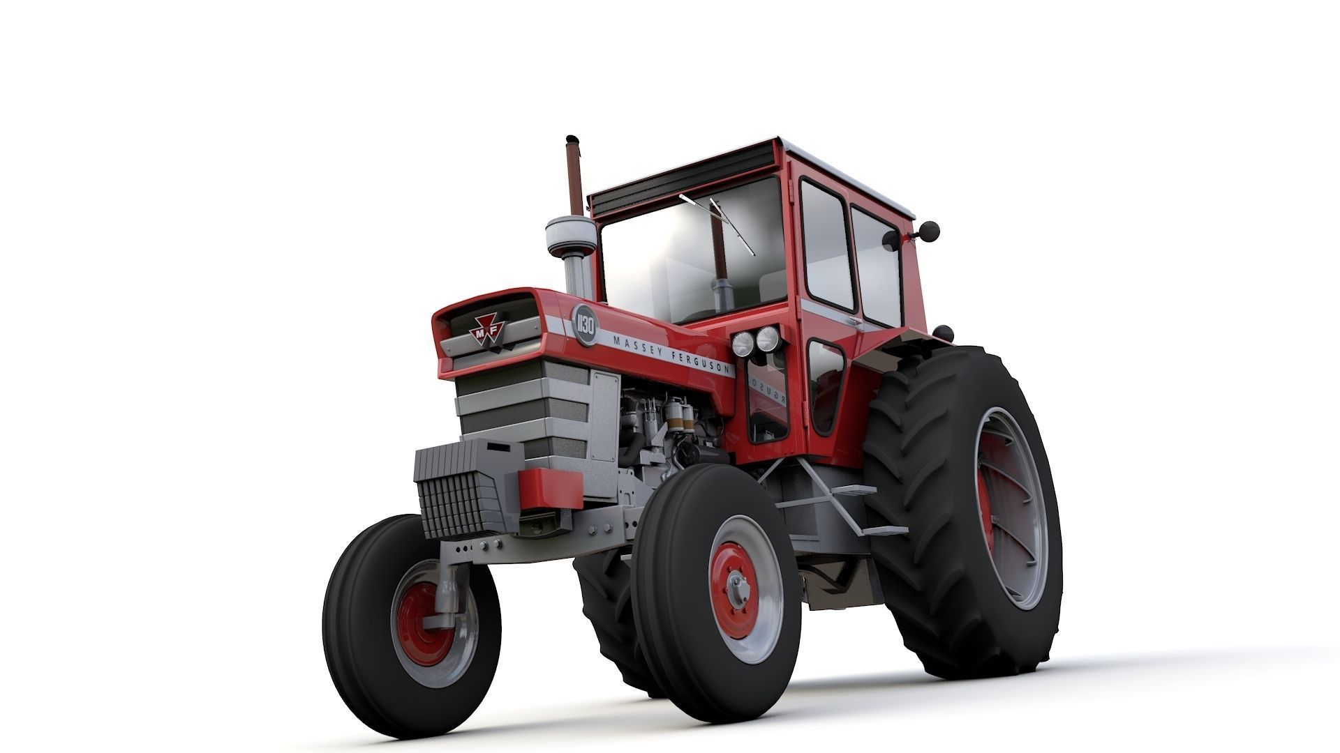 Massey Ferguson 1130 Cabine type1 Tractor 3D model | CGTrader