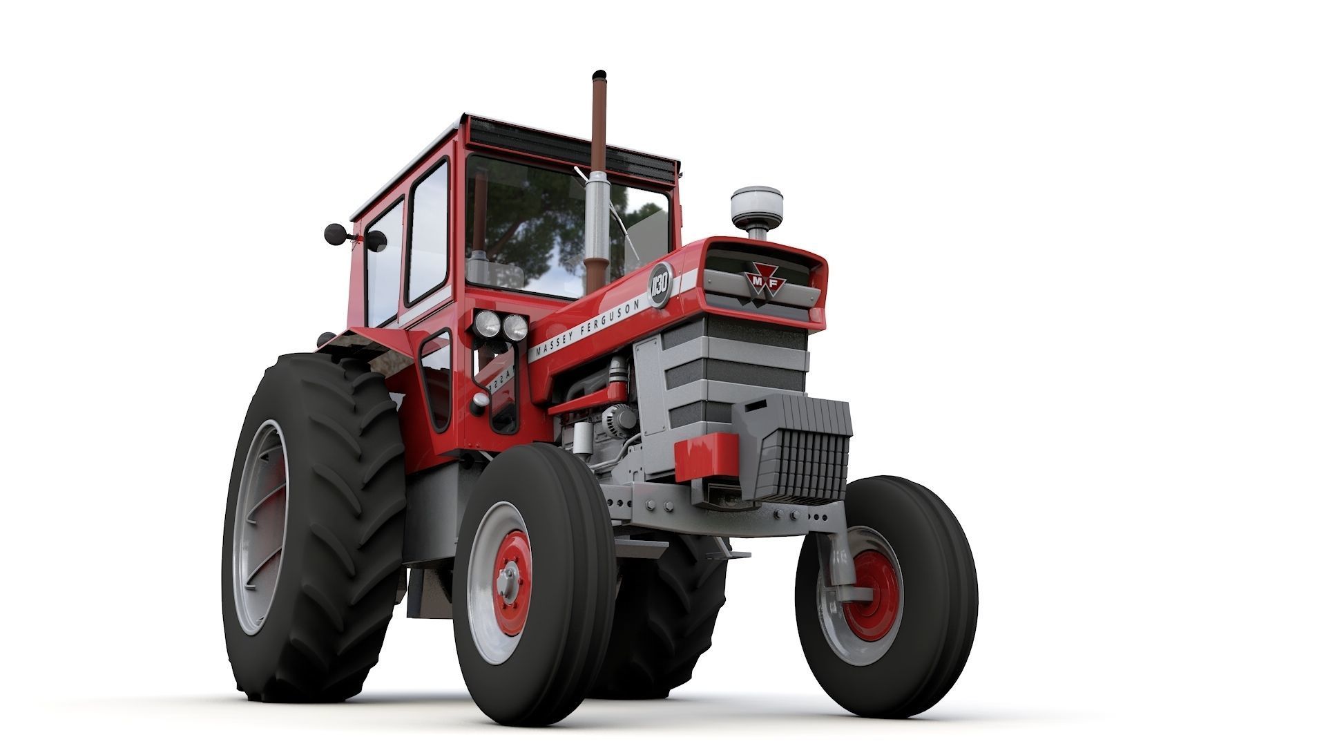 Massey Ferguson 1130 Cabine type1 Tractor 3D model | CGTrader