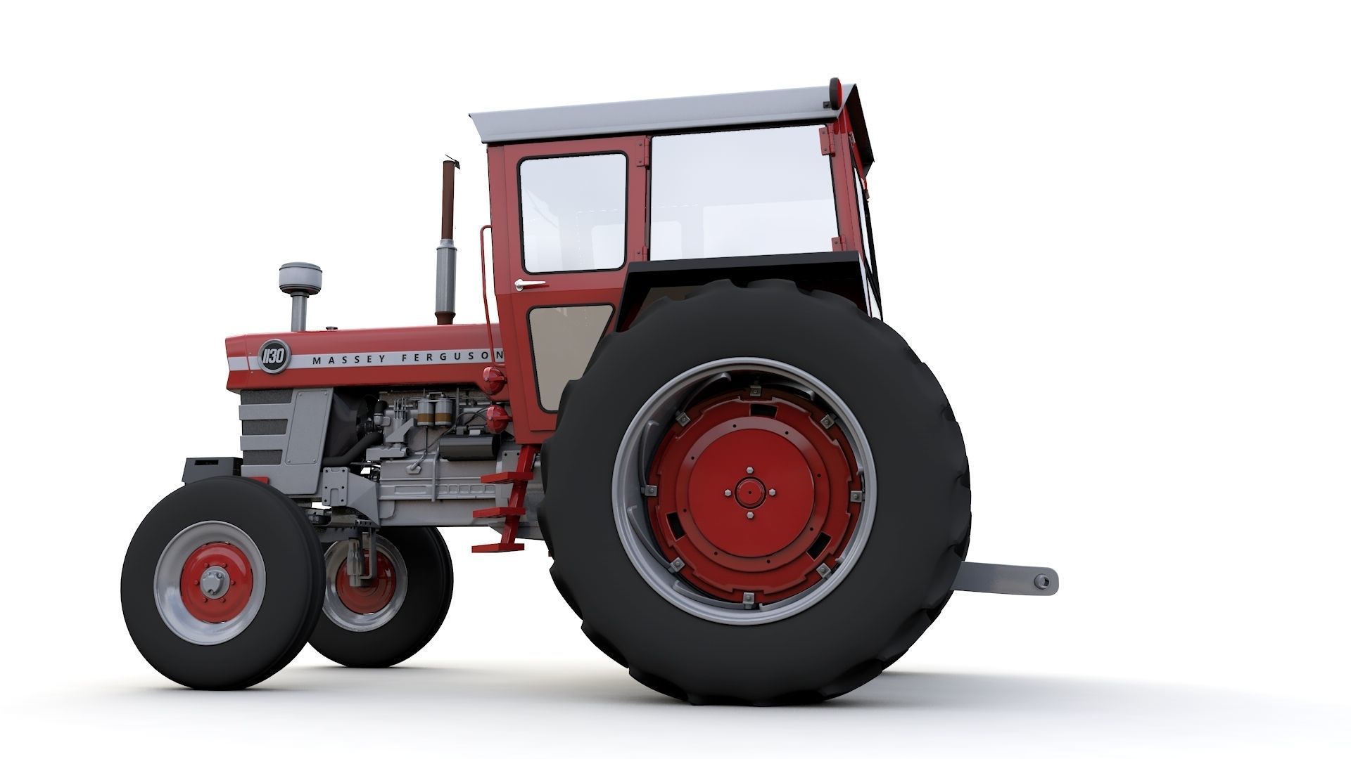 Massey Ferguson 1130 Cabine type2 Tractor 3D model | CGTrader