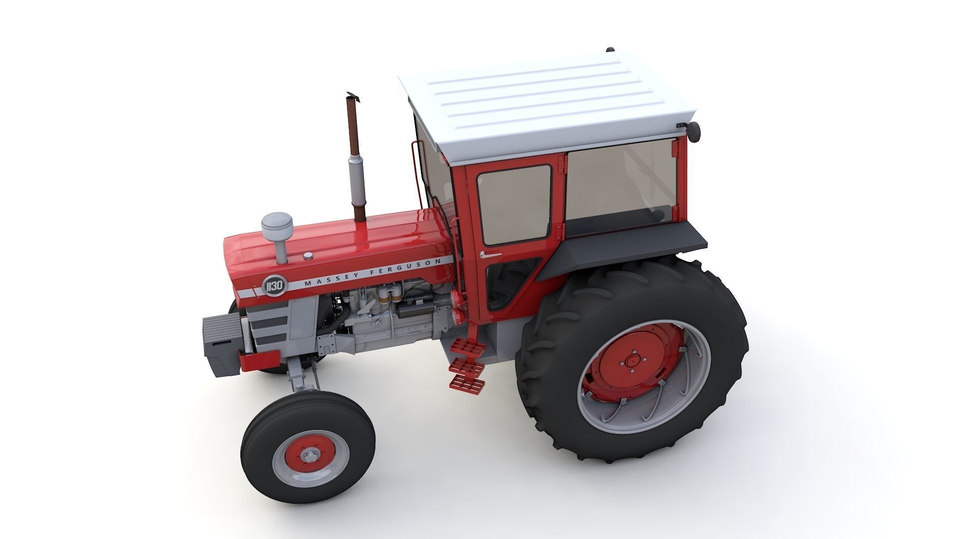 Massey Ferguson 1130 Cabine type2 Tractor 3D model | CGTrader