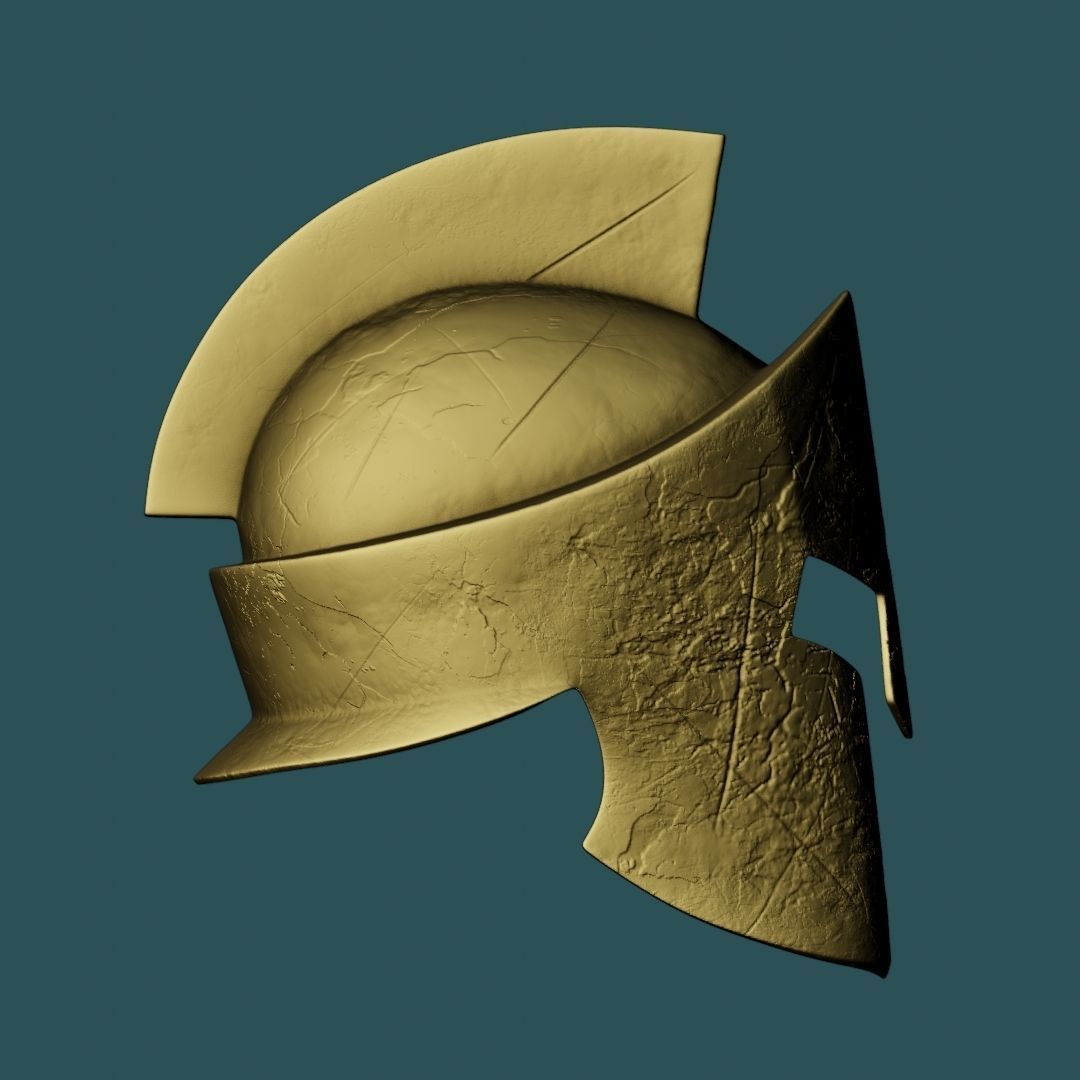 300 Movie Spartan Helmet Printable STL 3D model 3D printable | CGTrader