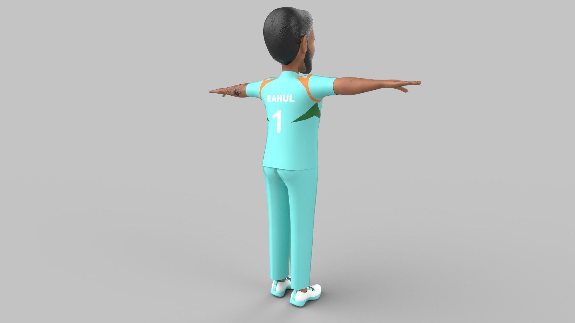 kl rahul 3D model | CGTrader
