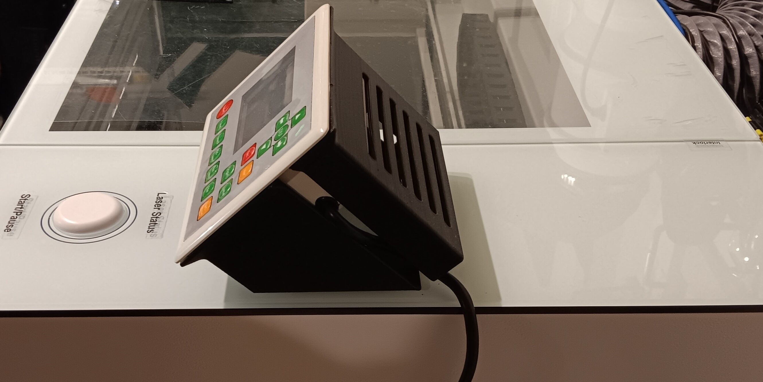 Cloudray Ruida 6442S Panel Mount 03 free 3D model 3D printable | CGTrader