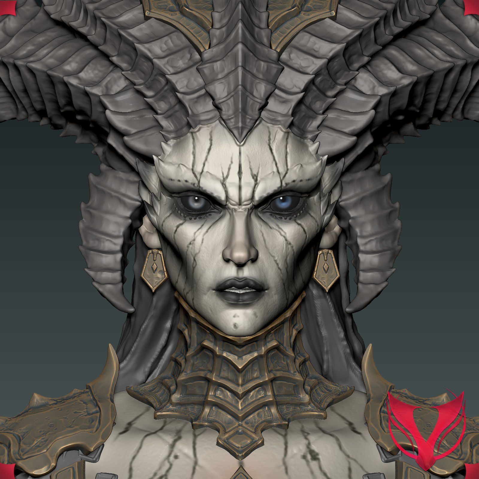 Lilith Bust 3D model 3D printable | CGTrader