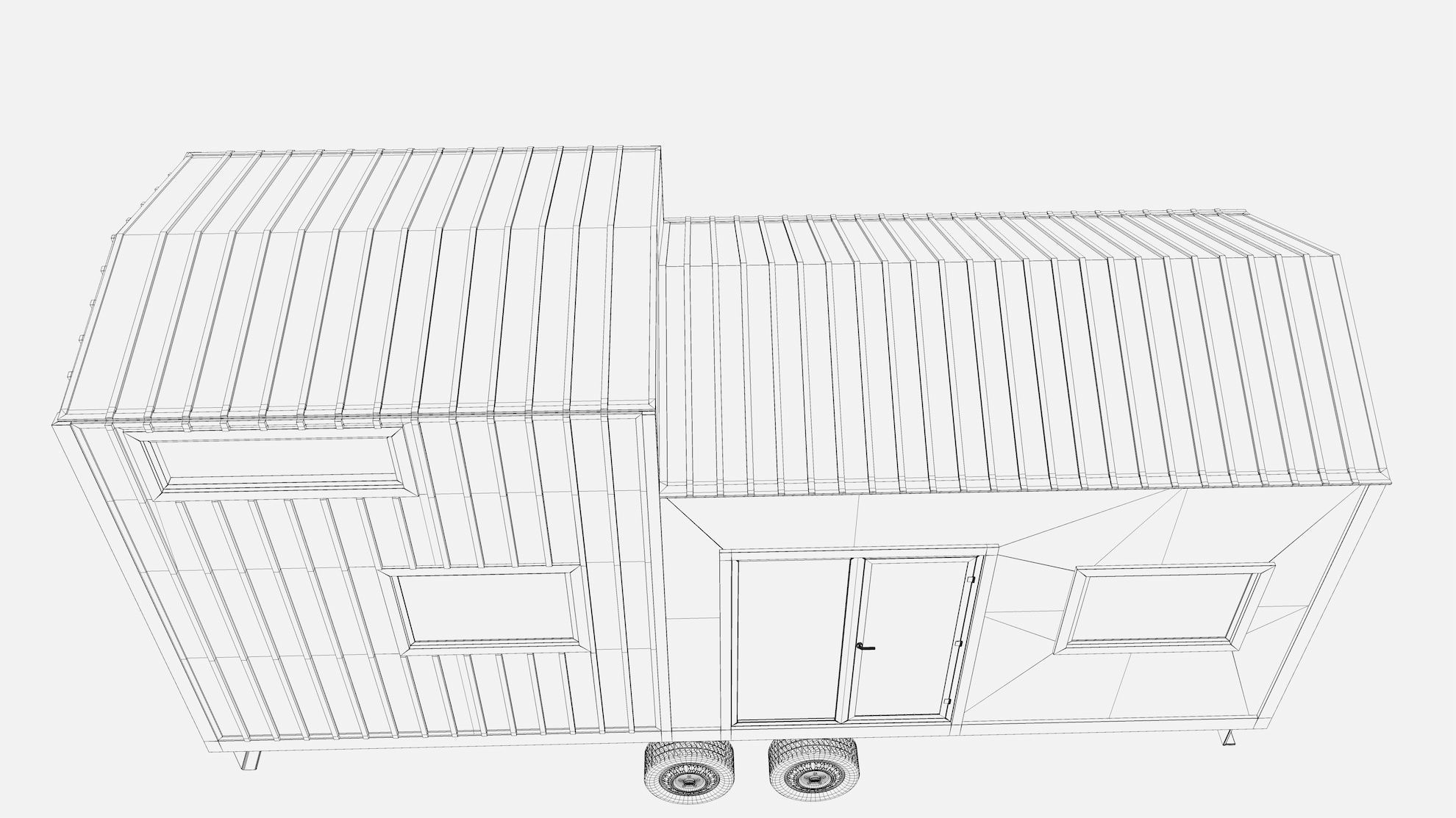 Tiny House 02 3D model | CGTrader